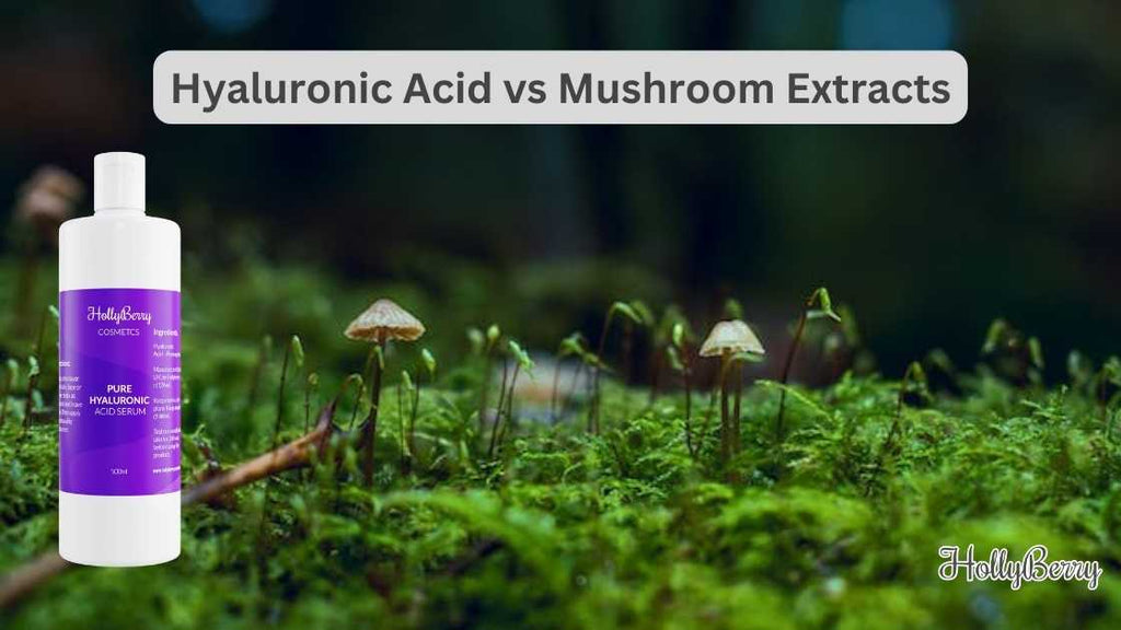 Hyaluronic Acid vs Mushroom Extracts – Hollyberry Cosmetics UK